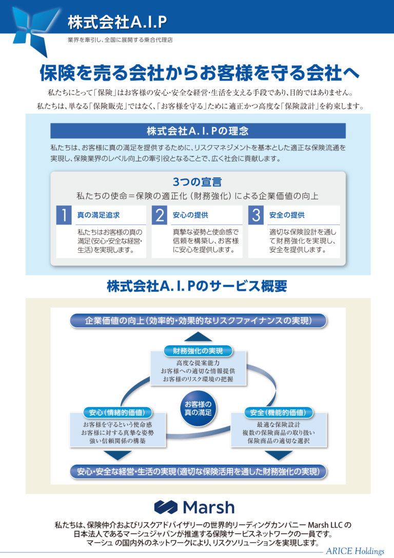 株式会社A.I.P - ARICEホールディングス株式会社